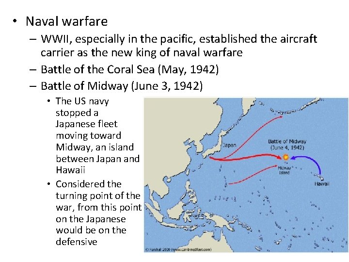 The War in the Pacific Timeline Naval Battles