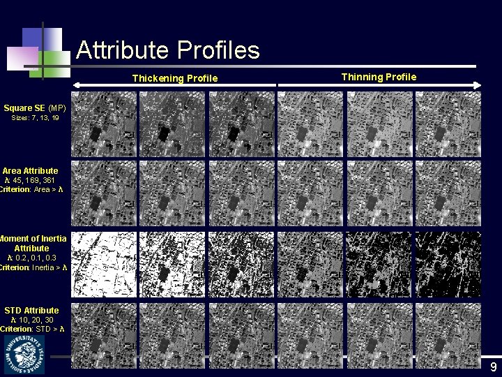 Classification Using Extended Morphological Attribute Profiles Based On