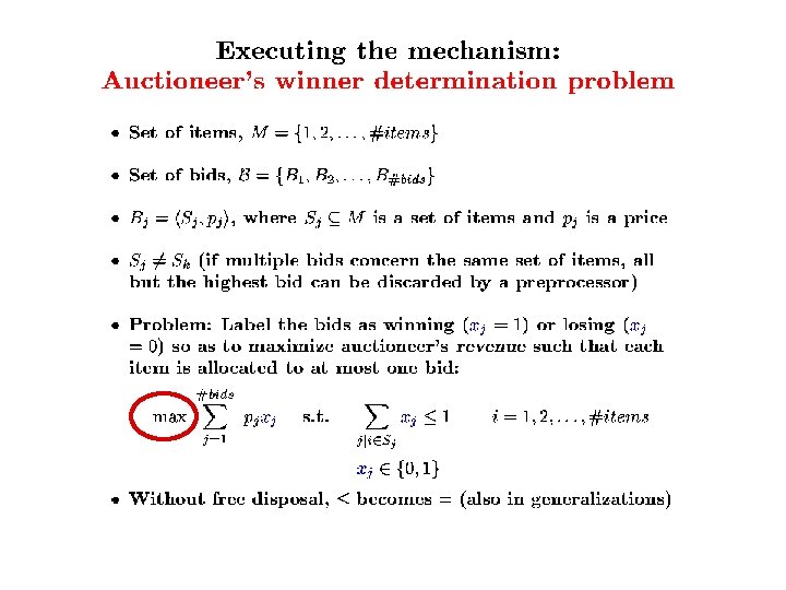 Winner determination in combinatorial auctions and generalizations Andrew