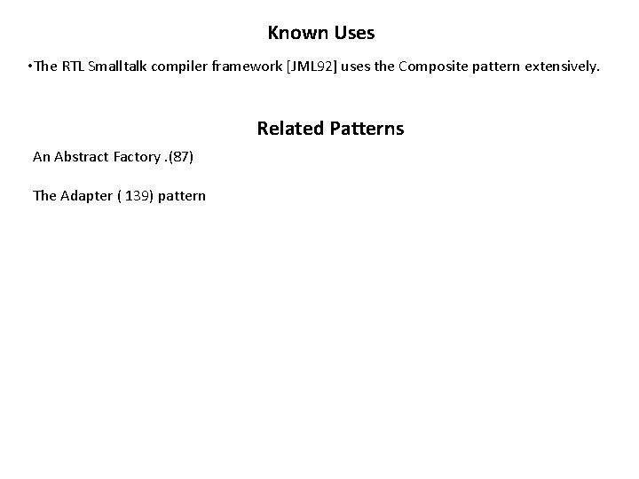 COMPOSITE Intent Compose objects into tree structures to