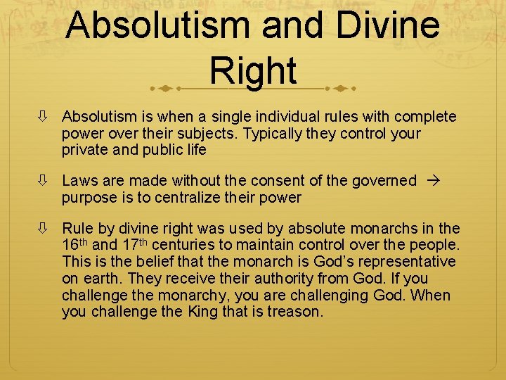 Unit Five Absolutism Age of Enlightenment Revolutions Standards