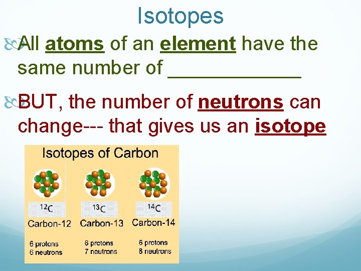 Science Ch 3 Elements and the Periodic table