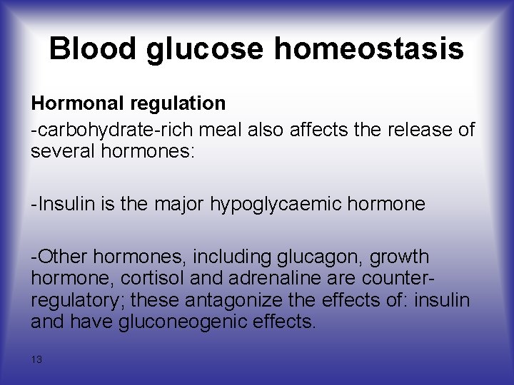 CLINICAL CHEMISTRY MLT 301 CARBOHYDRATE LECTURE ONE Dr