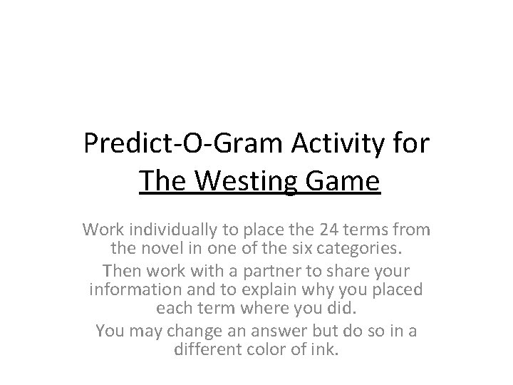 The Westing Game By Ellen Raskin About the