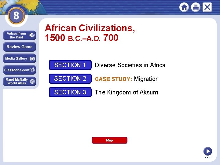 African Civilizations 1500 B C A D 700