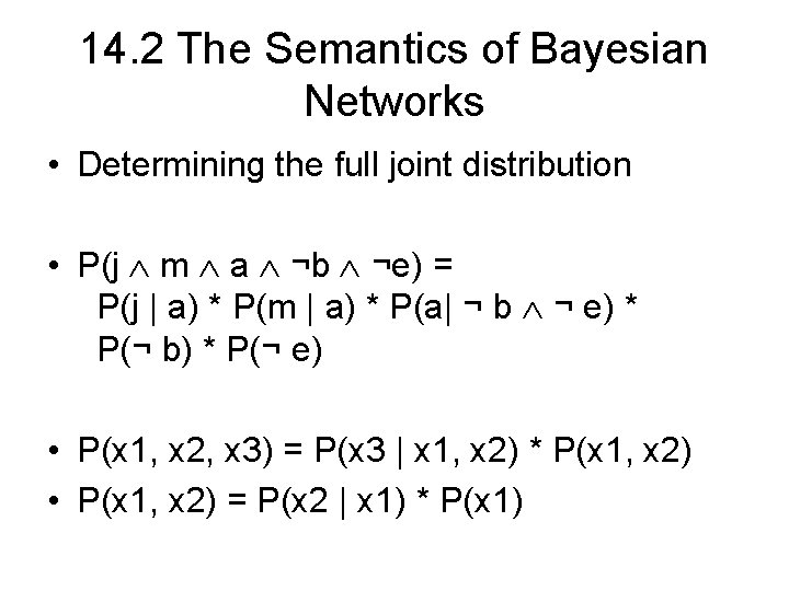 Chapter 14 February 26 2004 14 1 Representing