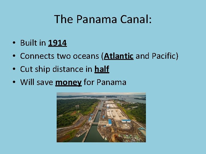 Chapter 6 Central America The Caribbean The Impact
