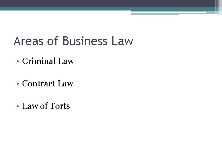 BUSINESS LAW TERMS LAW Rule of conduct enforced