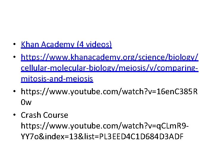 Chapter 6 Meiosis Mendel Lets Talk about Sex