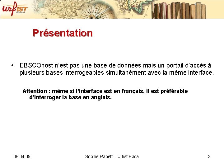Les bases accessibles via EBSCO Business Source Premier