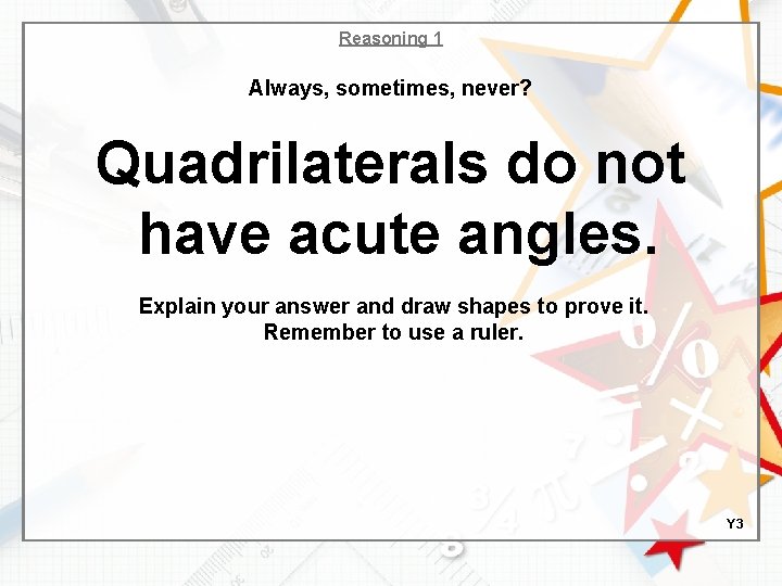 Year 34 Summer Block 4 Properties of Shapes