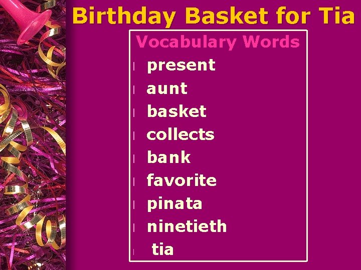 Why are family celebrations special Click to listen