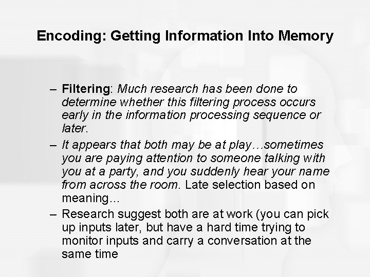 Chapter 7 Human Memory Human Memory Basic Questions