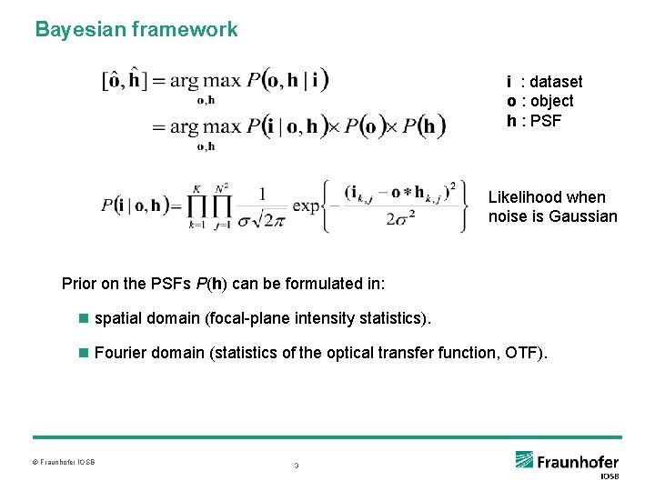 New physical constraints for multiframe blind deconvolution Roberto
