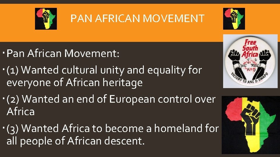 INDEPENDENCE MOVEMENTS INDEPENDENCE MOVEMENTS IN AFRICA o By