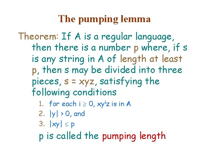 CSCI 2670 Introduction to Theory of Computing September