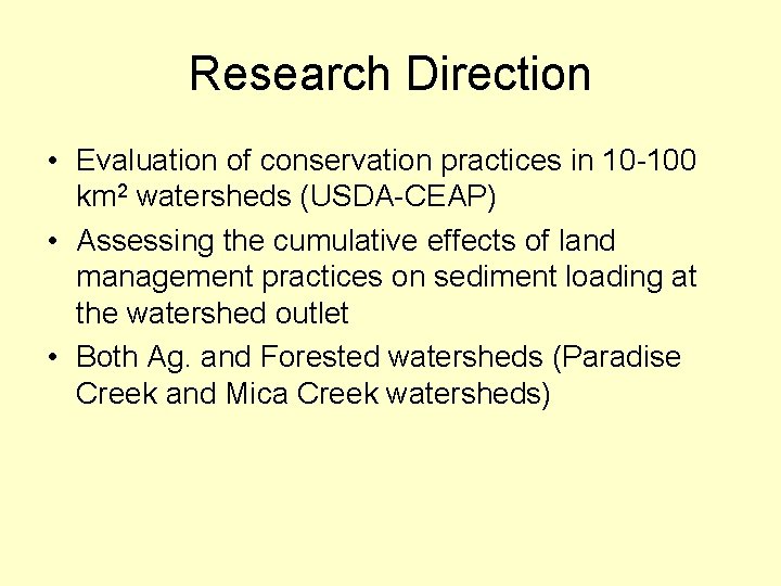 Modeling Variable Source Area Hydrology With WEPP Winter