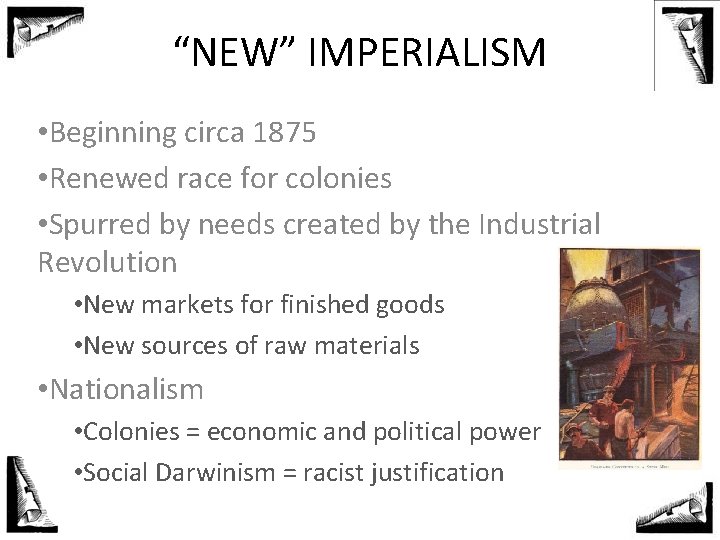 IMPERIALISM Beginnings and Basic Structures Student Handouts Inc