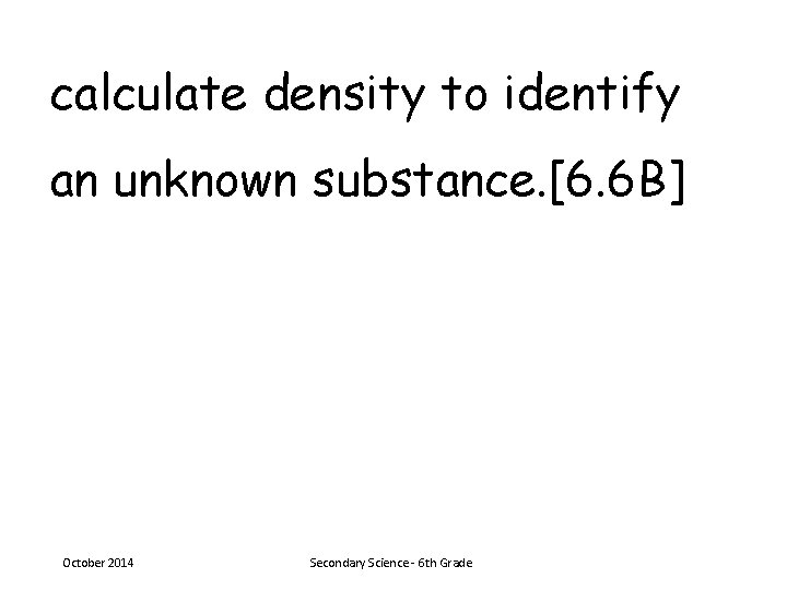 know that an element is a pure substance