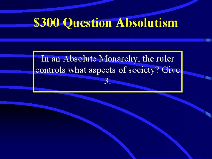 ERA 7 Jeopardy Review Game Absolutism Enlightenment Revolutions