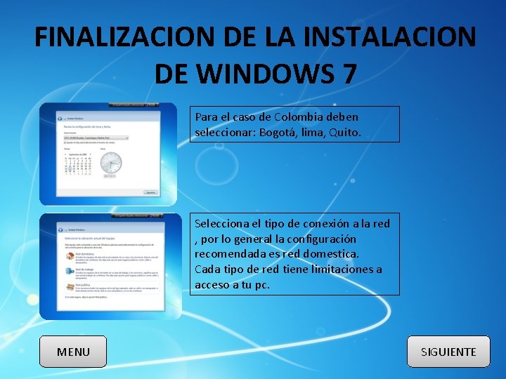 INSTALACION DE WINDOWS 7 DIAGRAMA DE EVENTOS BIOS