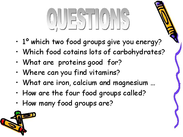 Food groups Pyramid Carbohydrates Proteins Dairy produts Fats