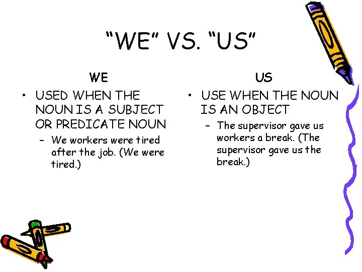 Pronouns Please write underline highlight etc Will be