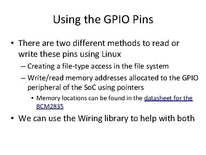 Raspberry Pi Gpio Pin Naming Conventions Using Sysfs