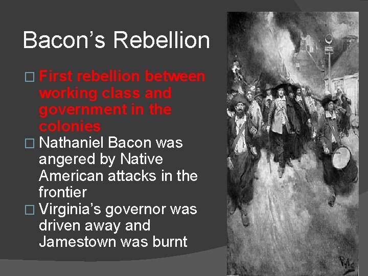 Labor in the Colonies and the Salem Witch
