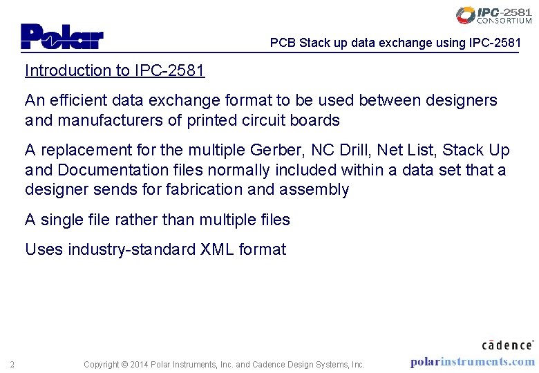 Speedstack PCB Stack Up Data Exchange Using IPC2581