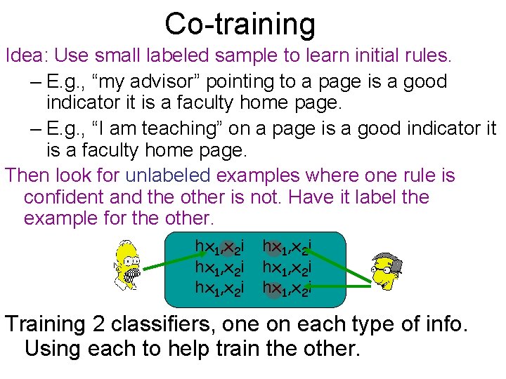 Combining Labeled and Unlabeled Data with CoTraining Avrim Combining Labeled and Unlabeled Data with CoTraining Avrim