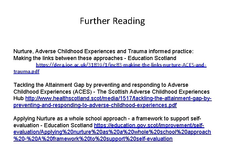 Health and Wellbeing at Pinkie A Nurturing School