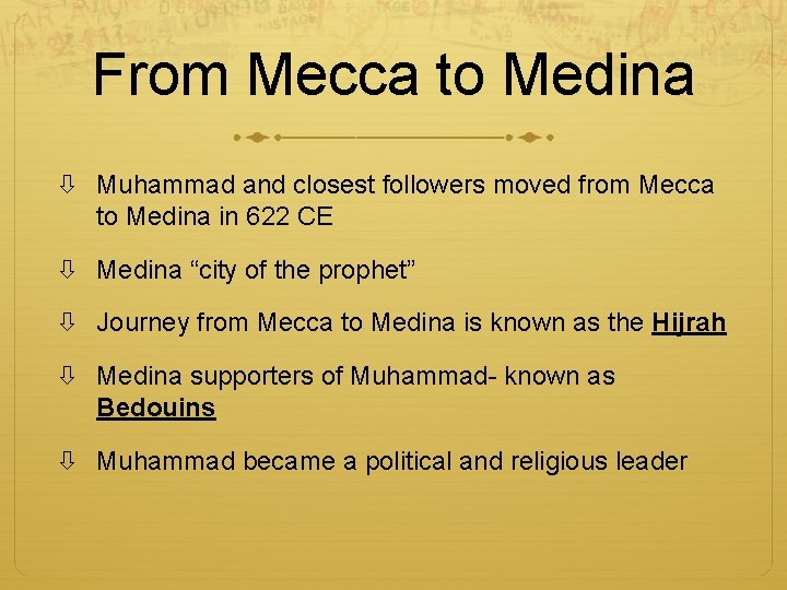 Chapter 9 Islam and the Arab Empire Do