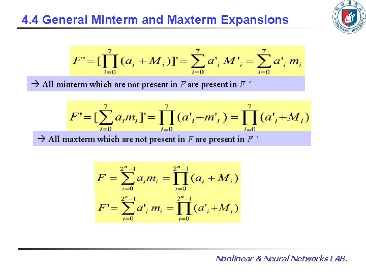 Nonlinear Neural Networks LAB CHAPTER 4 Applications of