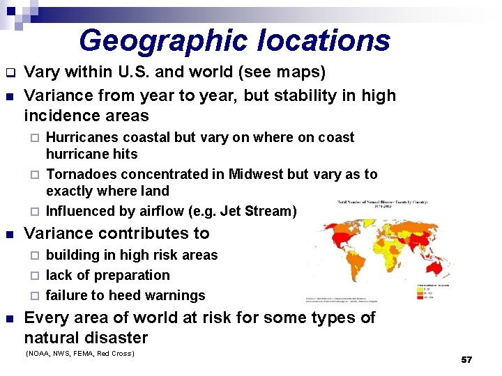Introduction to Natural Disasters 1 Why care about