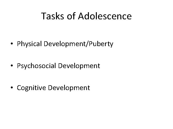 An Overview of Puberty Betsy Pfeffer MD Assistant