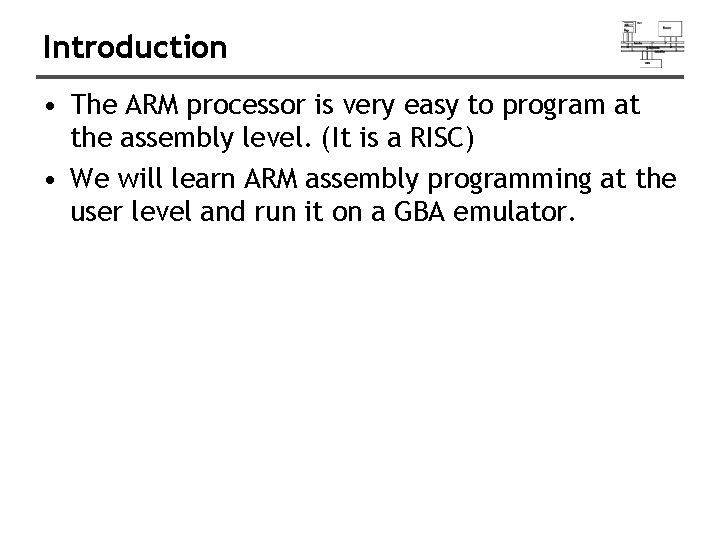 ARM Assembly Programming Computer Organization and Assembly Languages