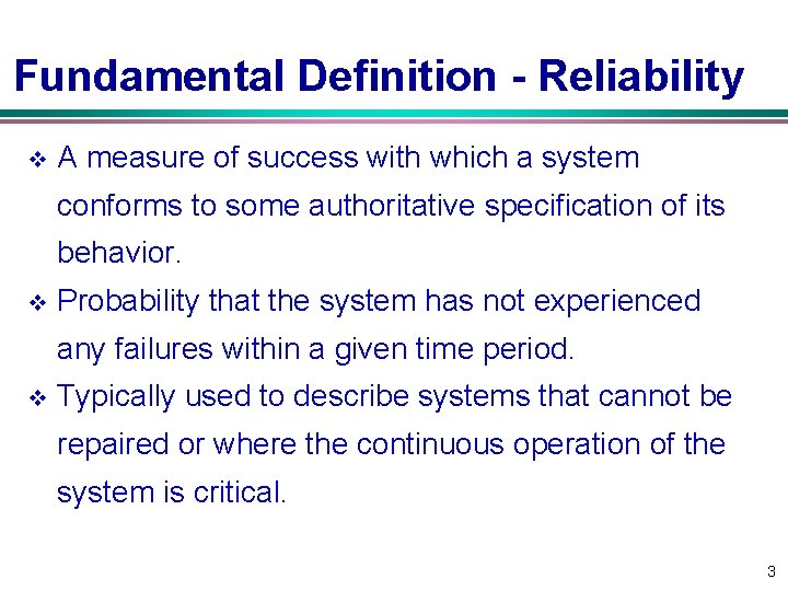 8 Distributed DBMS Reliability Chapter 12 Distributed DBMS