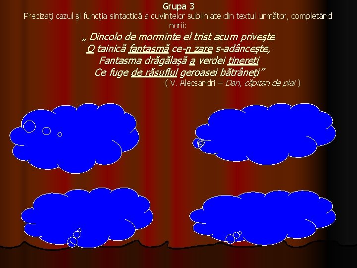 Proiect didactic clasa a VIIa B Substantivul funcii