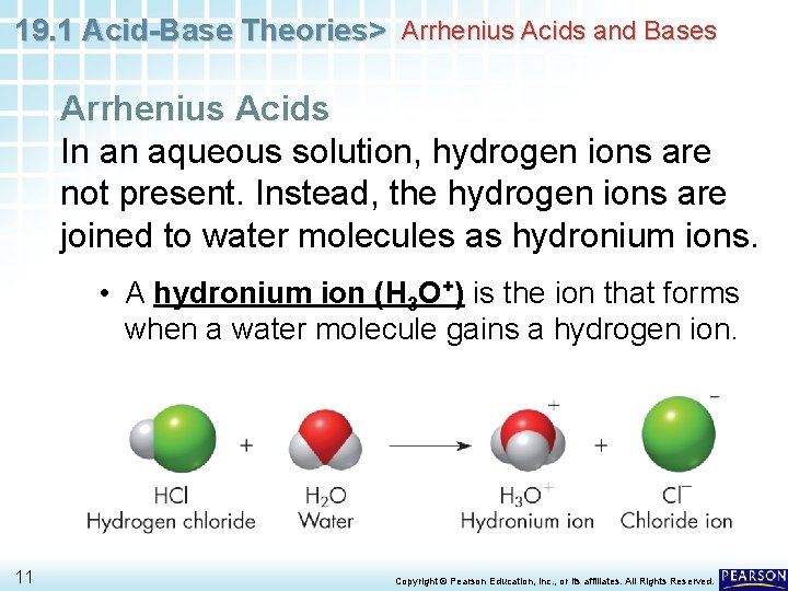 19 1 AcidBase Theories Chapter 19 Acids Bases