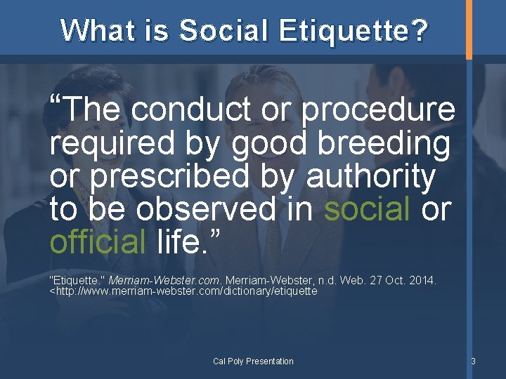 Business Etiquette for Networking with Professionals Linda I