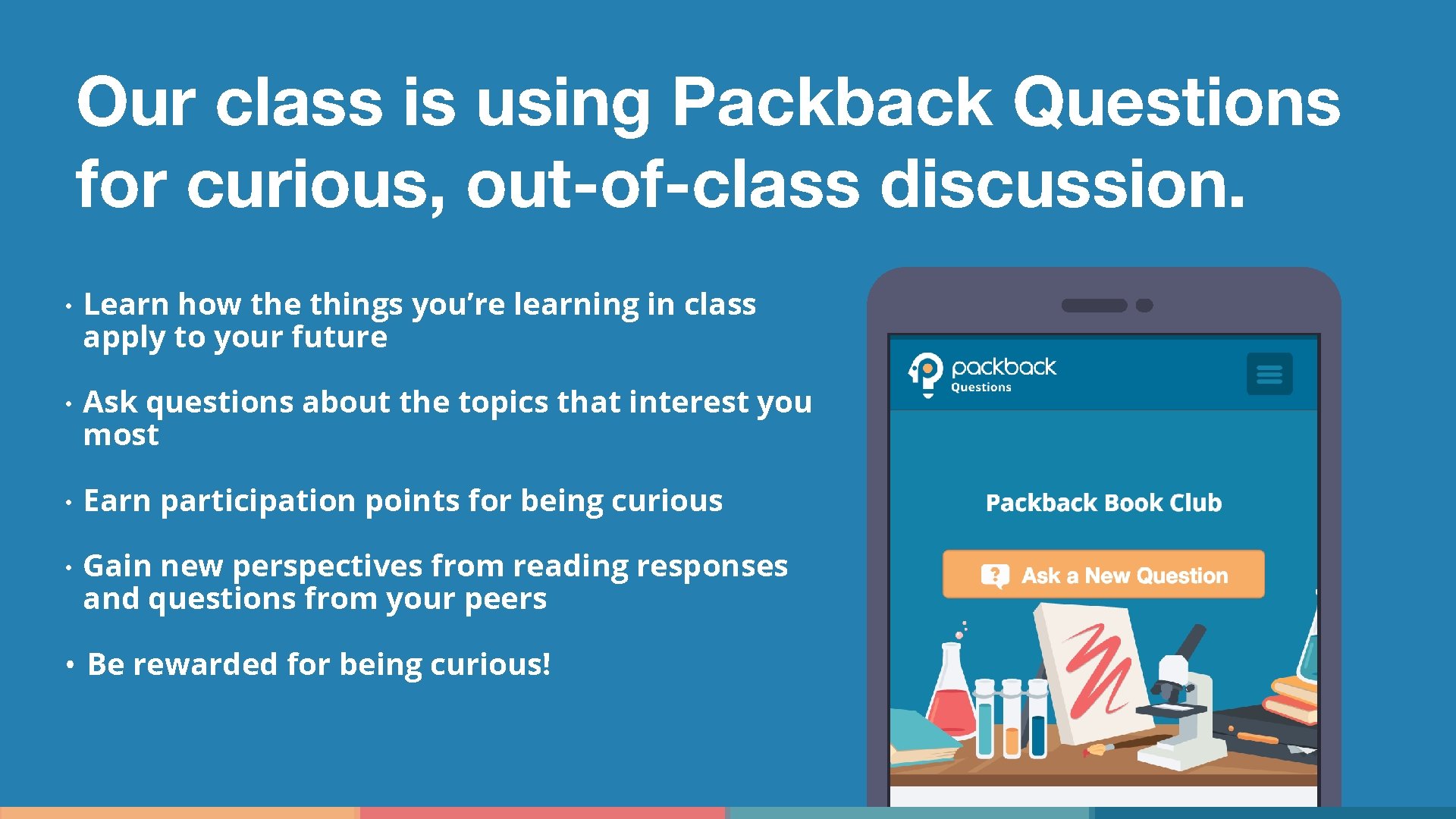 Our class is using Packback Questions for curious