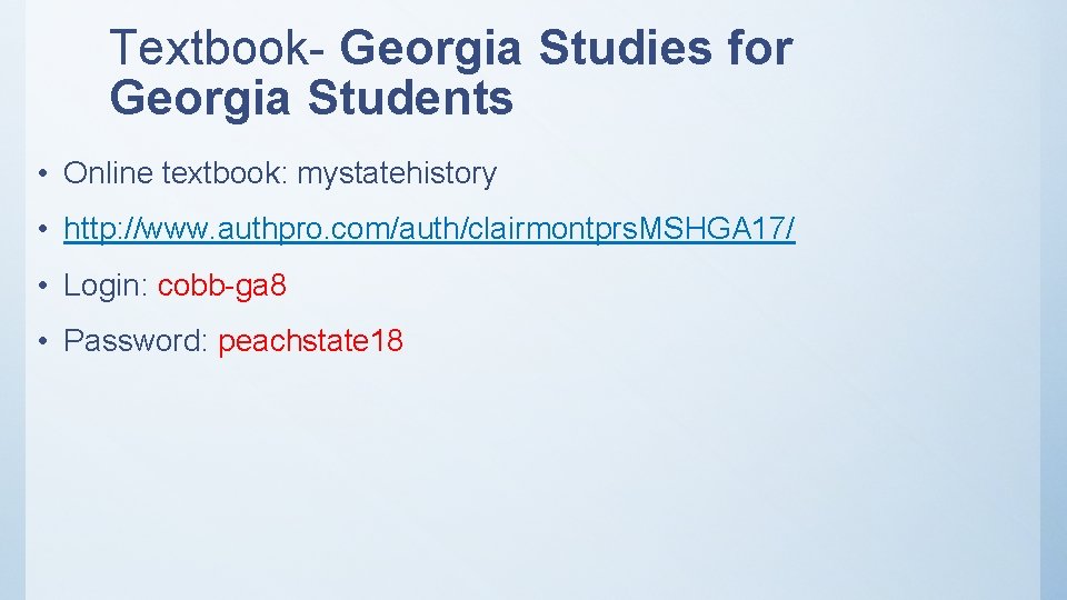 Georgia Studies Mrs Caitlin Kellum A little about