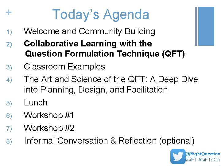 Best Practices in the Question Formulation Technique QFT