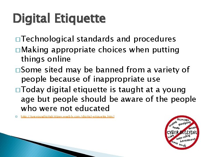 Digital Citizenship By Nicole Salem Digital Access Full