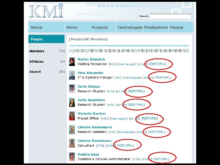 Exploiting large scale web semantics to build end