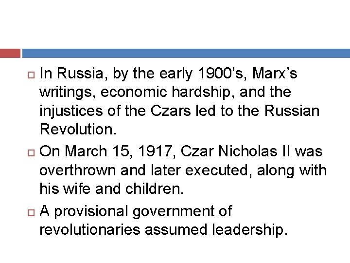 ANIMAL FARM By George Orwell The Russian Revolution