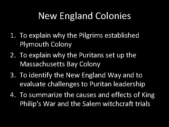 The English Establish 13 Colonies Chapter 3 1585