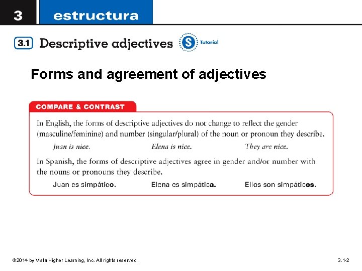 Adjectives are words that describe people places and