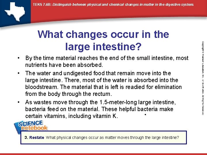 TEKS 7 6 B Distinguish between physical and